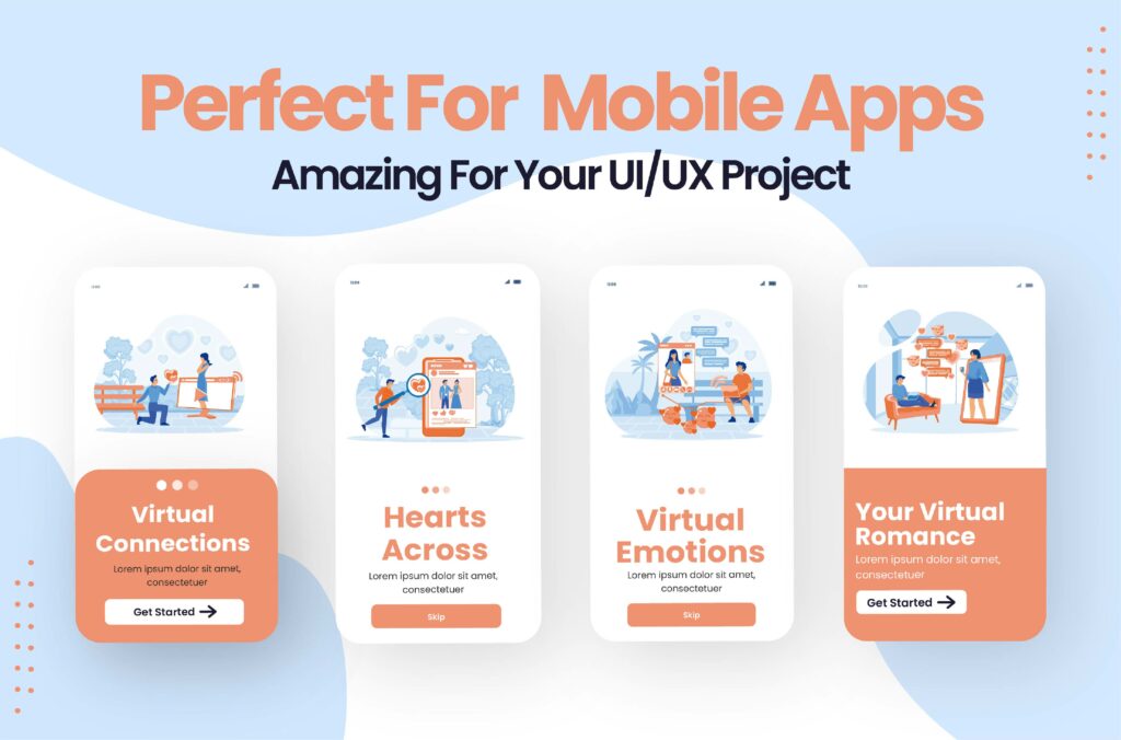 Illustration of Virtual Relationship Concept - MasterBundles