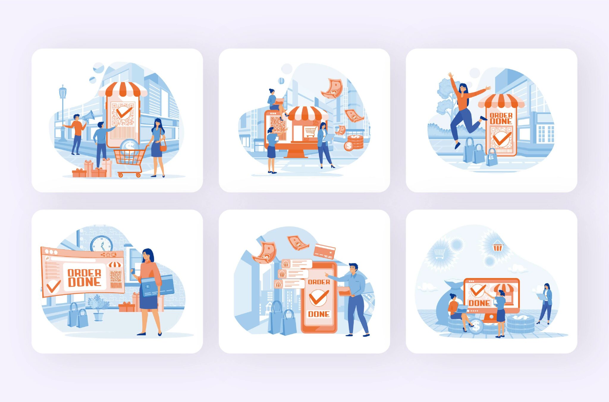 Illustration of Order Confirmation Concept - MasterBundles