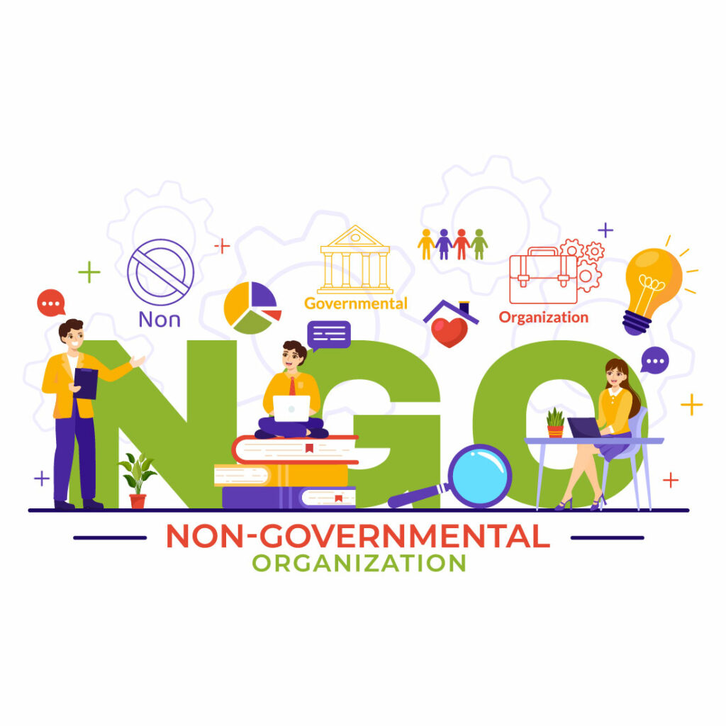 12 NGO or Non Governmental Organization Illustration - MasterBundles
