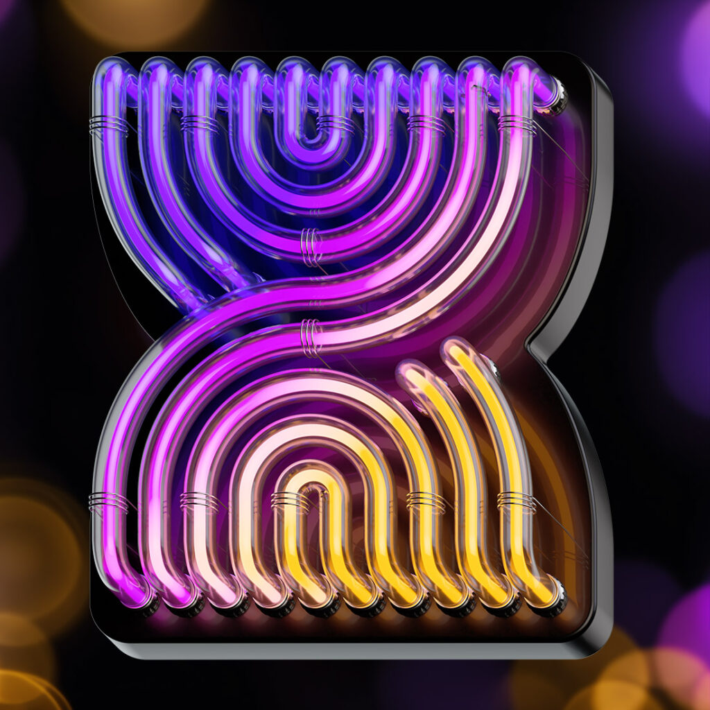 Night Ray — Color Bitmap Font - MasterBundles