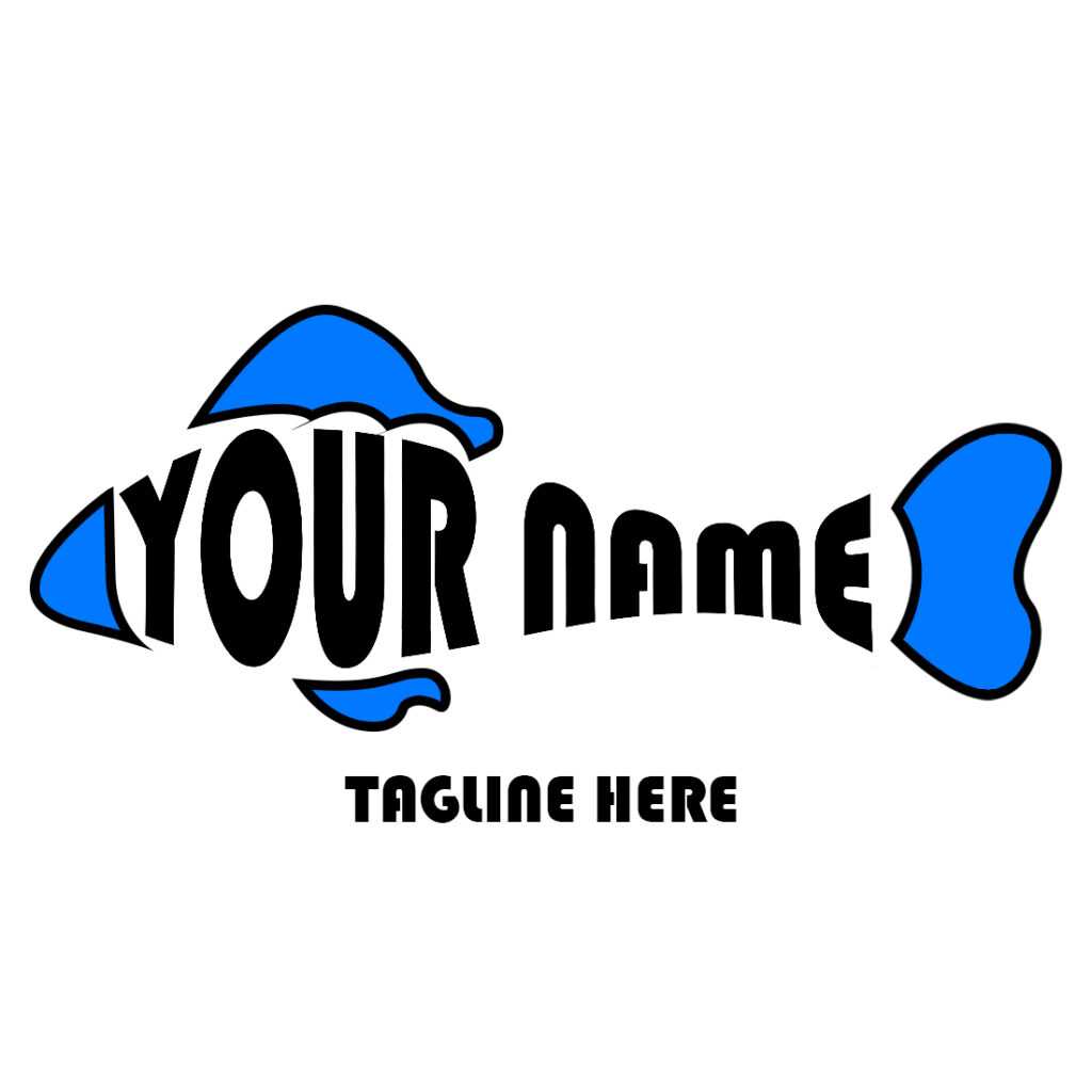 Orange Fish-Logo Template - MasterBundles