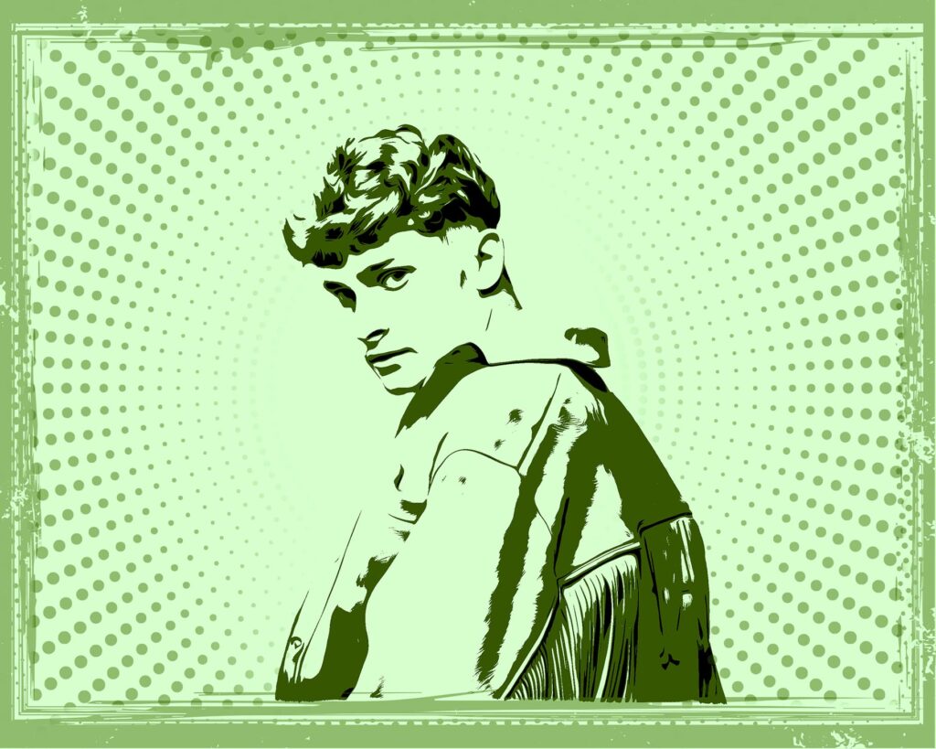 Editable Photoshop Pop Art Template - MasterBundles