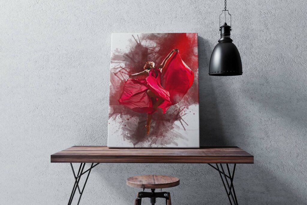 Portrait Painting Photoshop Action - MasterBundles