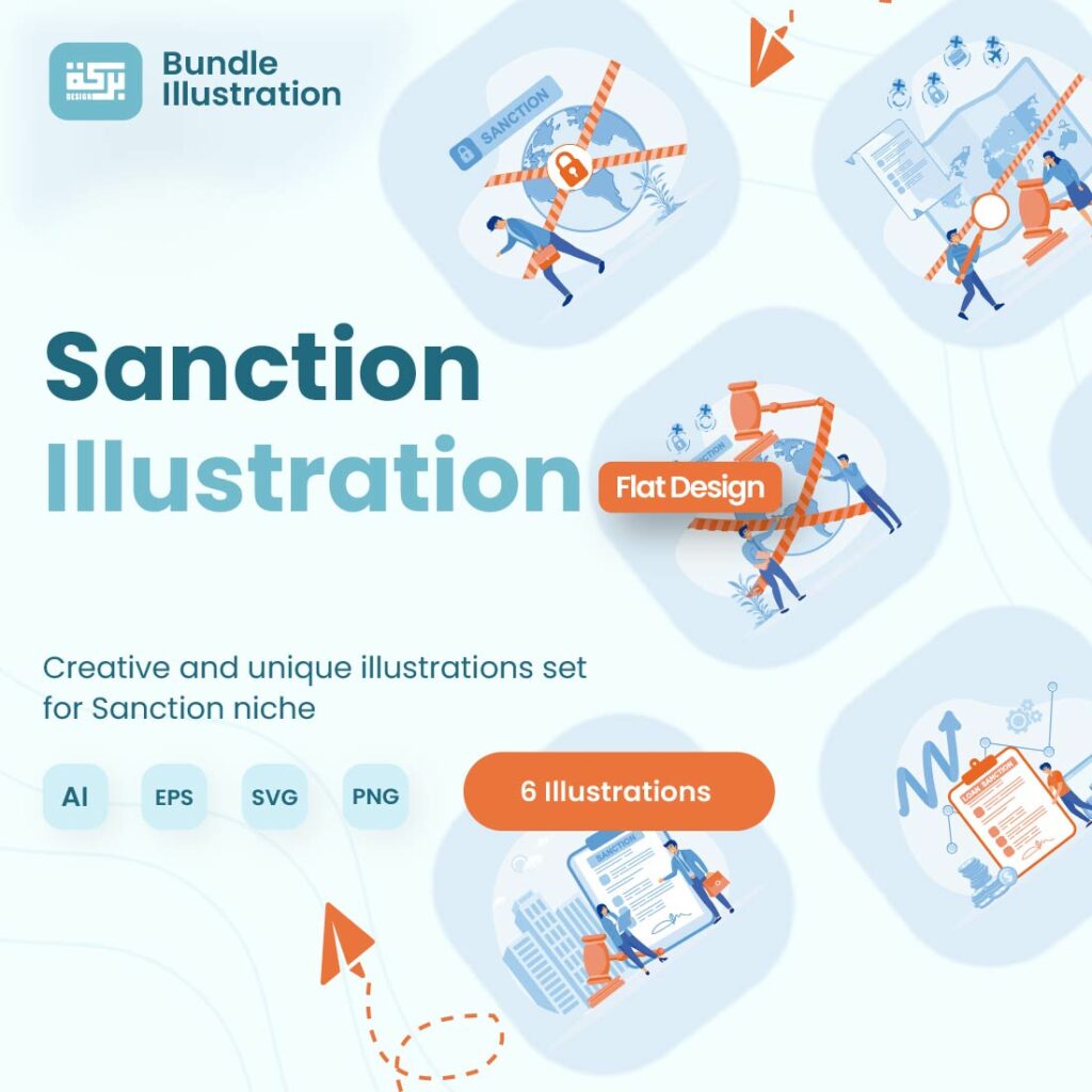 Illustration Design Sanction - MasterBundles