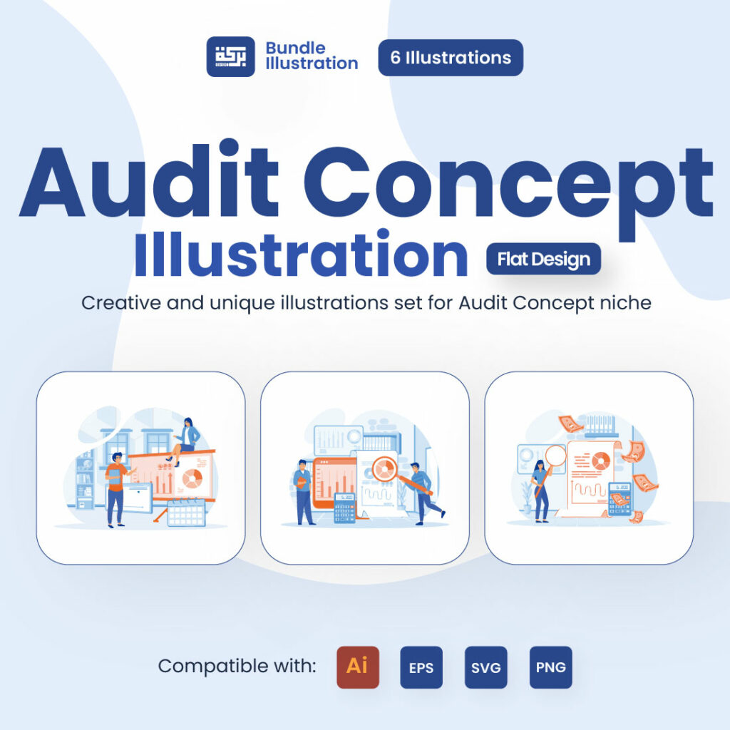 Illustration of Audit Concept - MasterBundles
