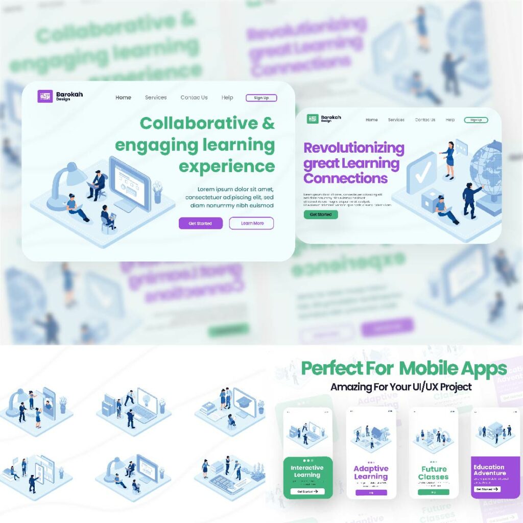 Learning Class & Education Illustration Design - MasterBundles