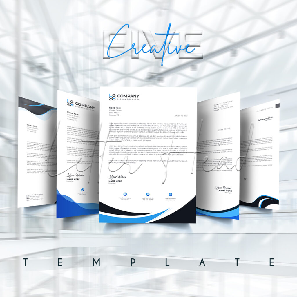 Professional Corporate Business Letter Head Template. - MasterBundles