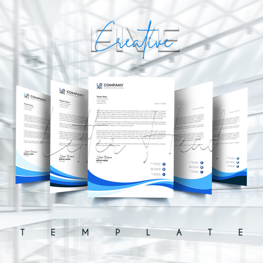 Professional Corporate Business Letter Head Template. - MasterBundles
