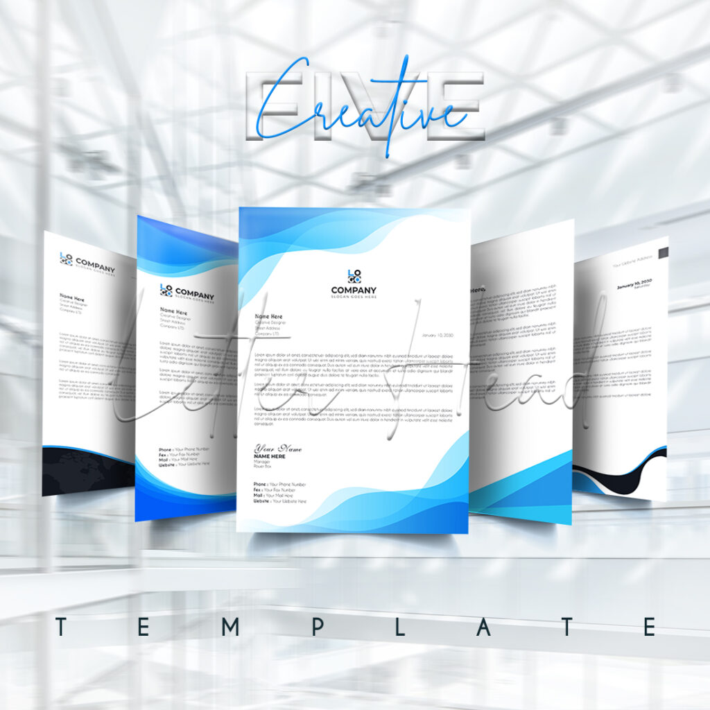 Professional Corporate Business Letter Head Template. - MasterBundles