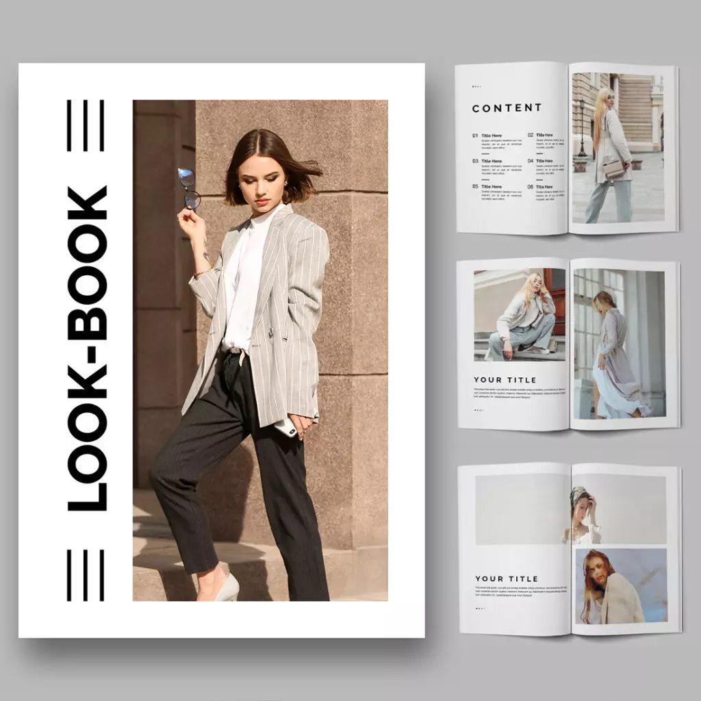 Look Book Layout