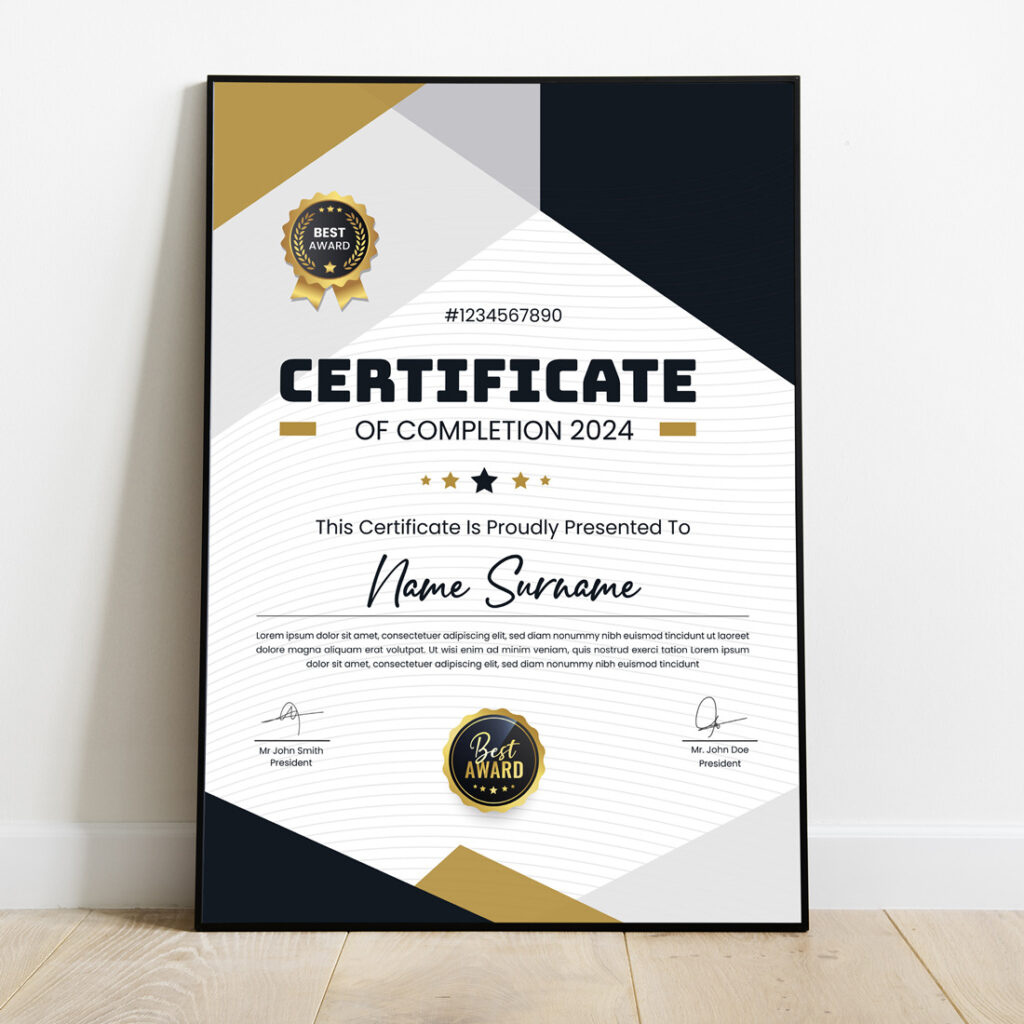 Creative Certificate Template