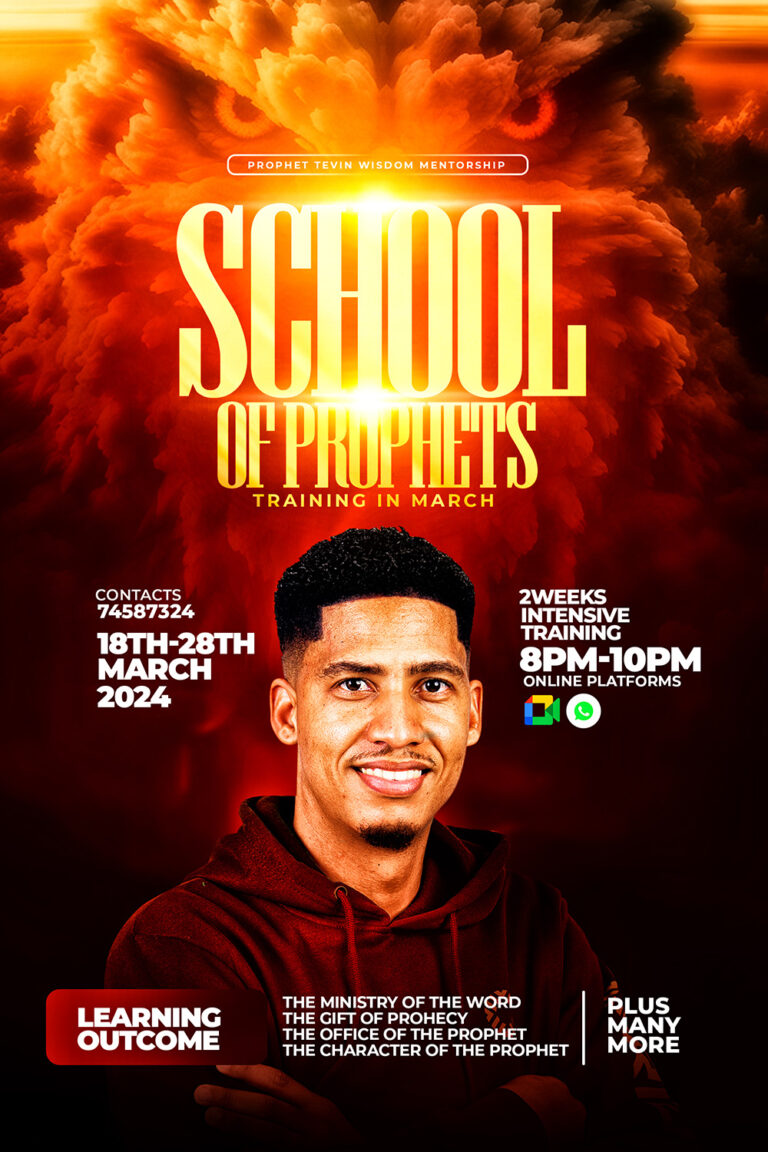school of prophets church Flyer Template - MasterBundles