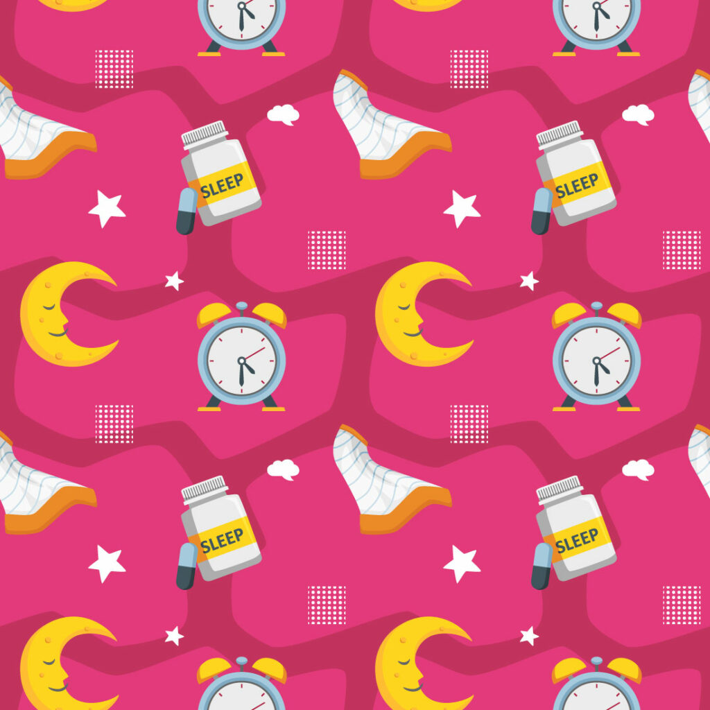 Sleep Seamless Pattern - MasterBundles