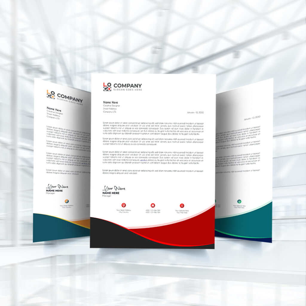Professional Corporate Business Letter Head Template. - MasterBundles