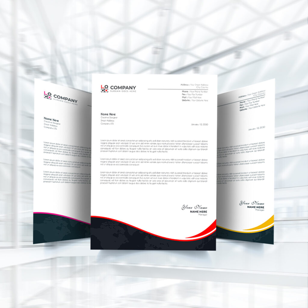 Professional Corporate Business Letter Head Template. - MasterBundles