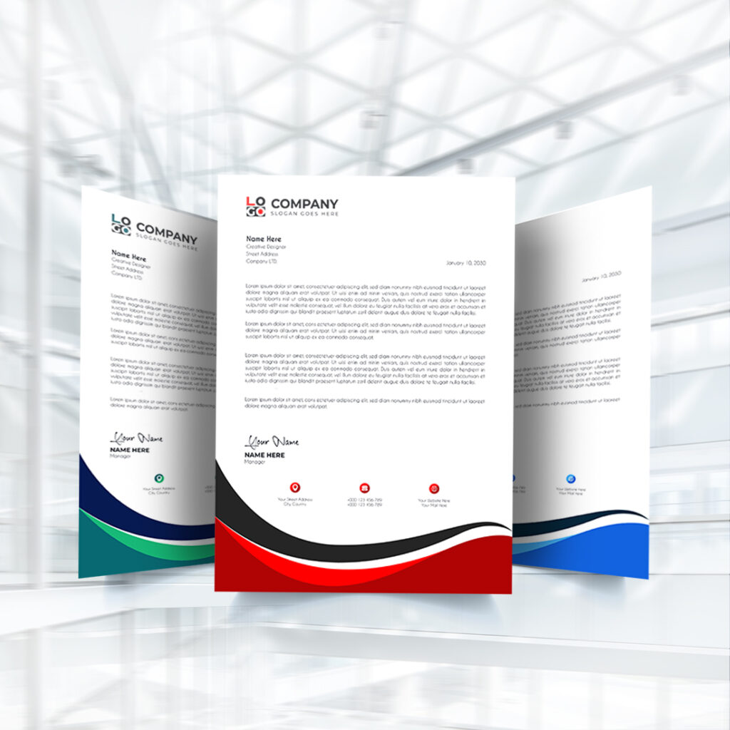 Professional Corporate Business Letter Head Template. - MasterBundles