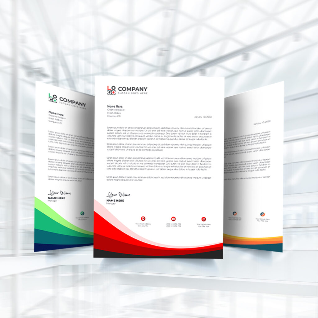 Professional Corporate Business Letter Head Template. - MasterBundles