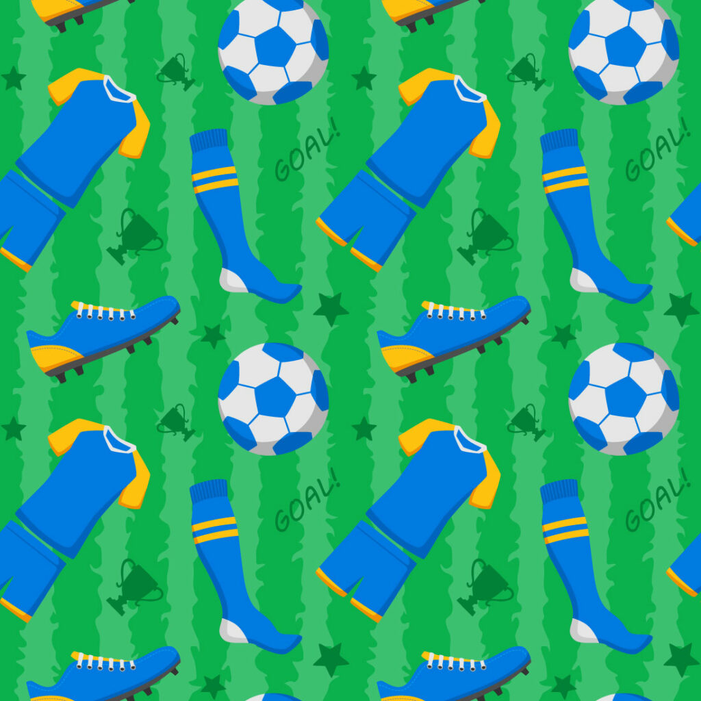 Soccer Seamless Pattern - MasterBundles