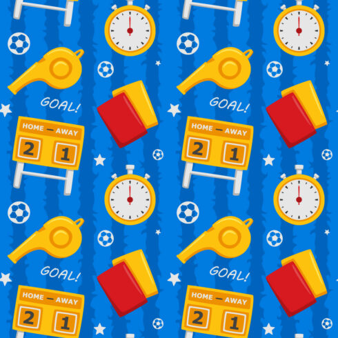 Soccer Seamless Pattern - MasterBundles