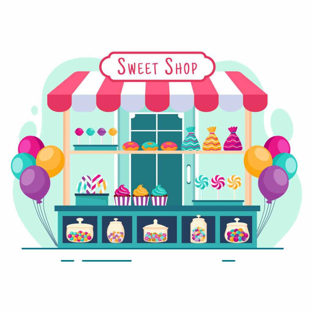 12 Sweet Shop Illustration - MasterBundles