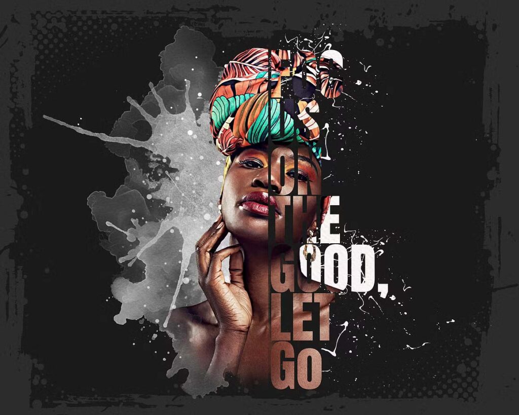 Text Portrait Photo Effect - MasterBundles