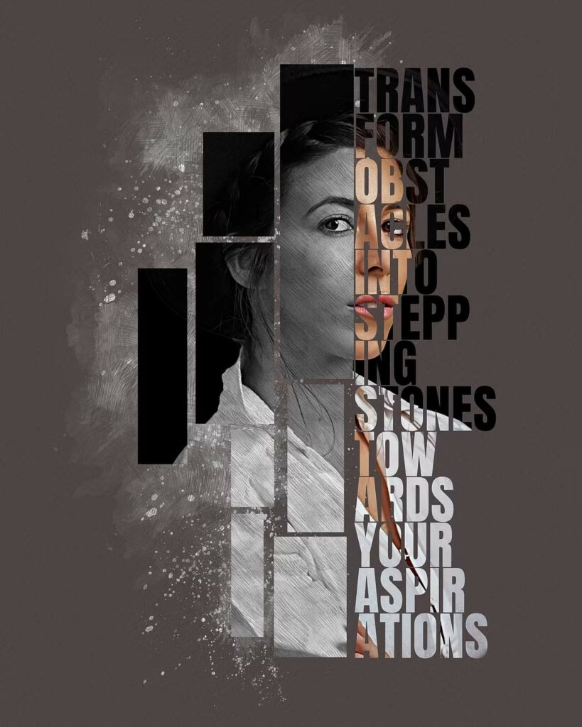 Text Portrait Photo Effect - MasterBundles