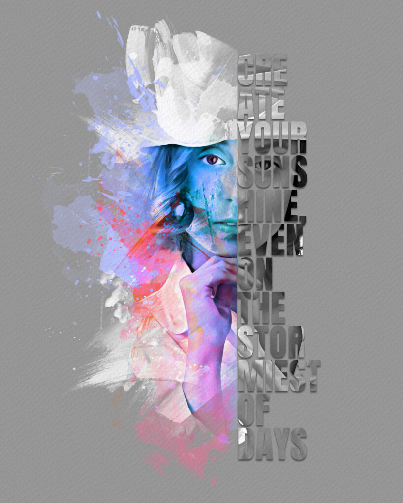 Typography Portrait Photo Effect - MasterBundles