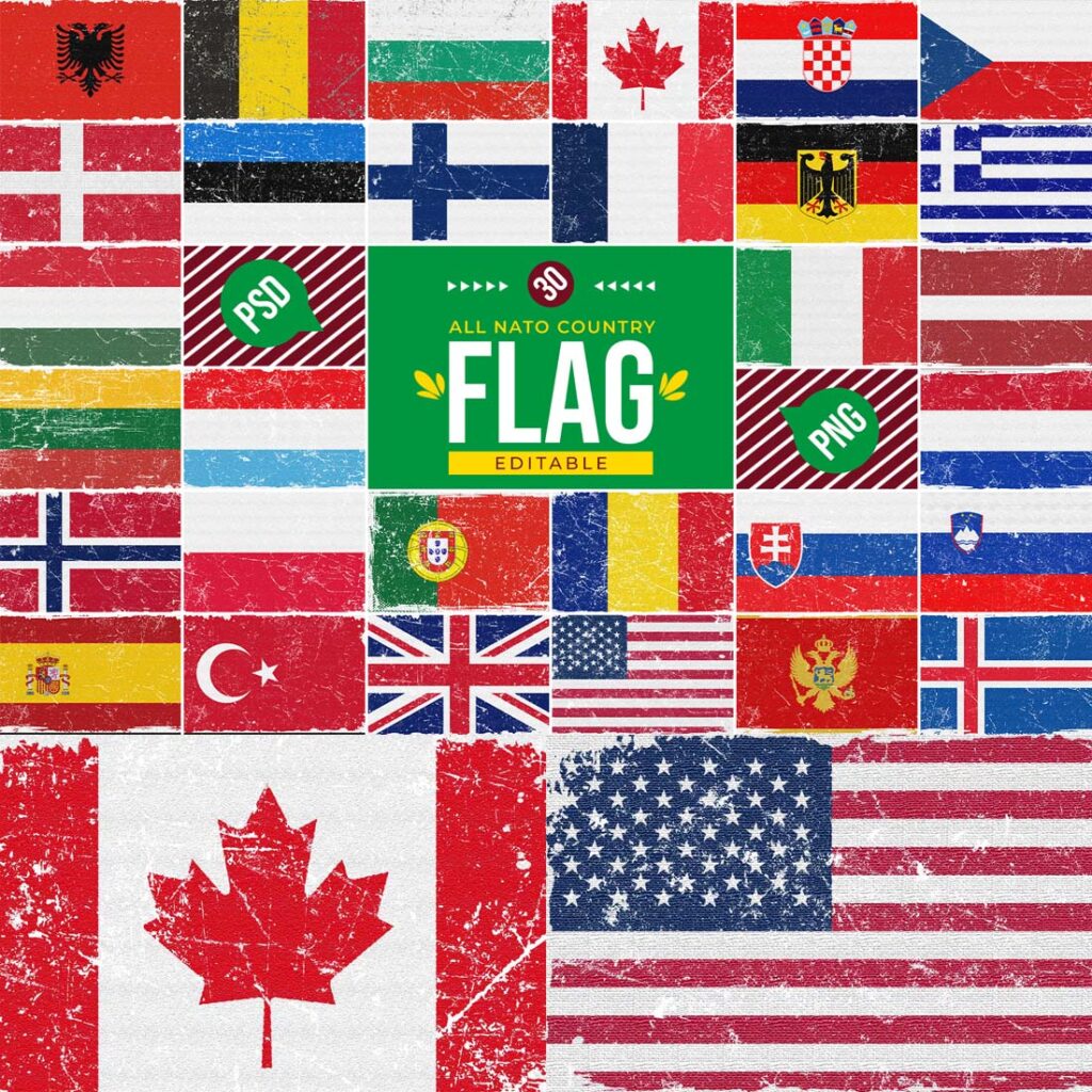 All NATO Country Flag Design - MasterBundles