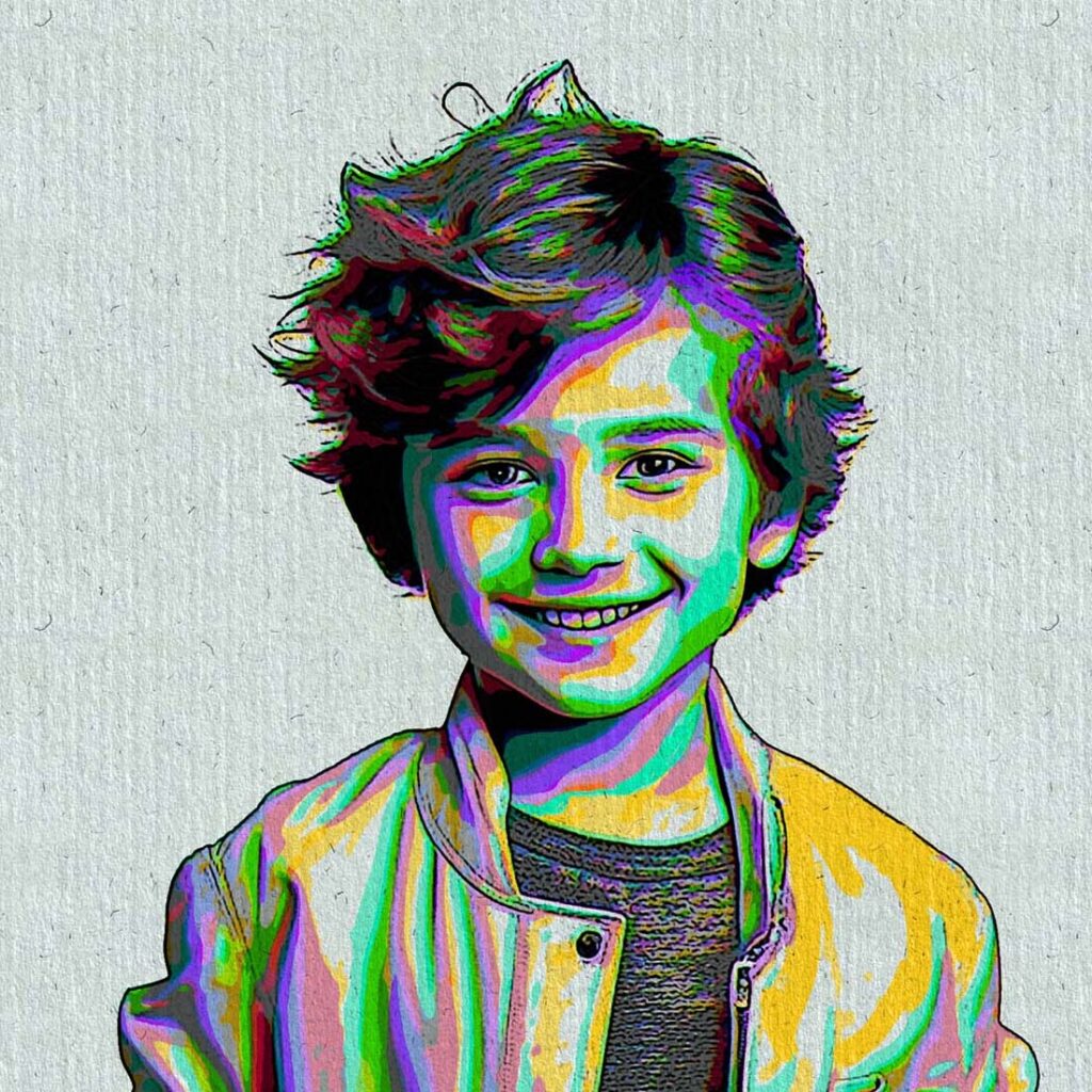Portrait Illustration Ps Action - MasterBundles