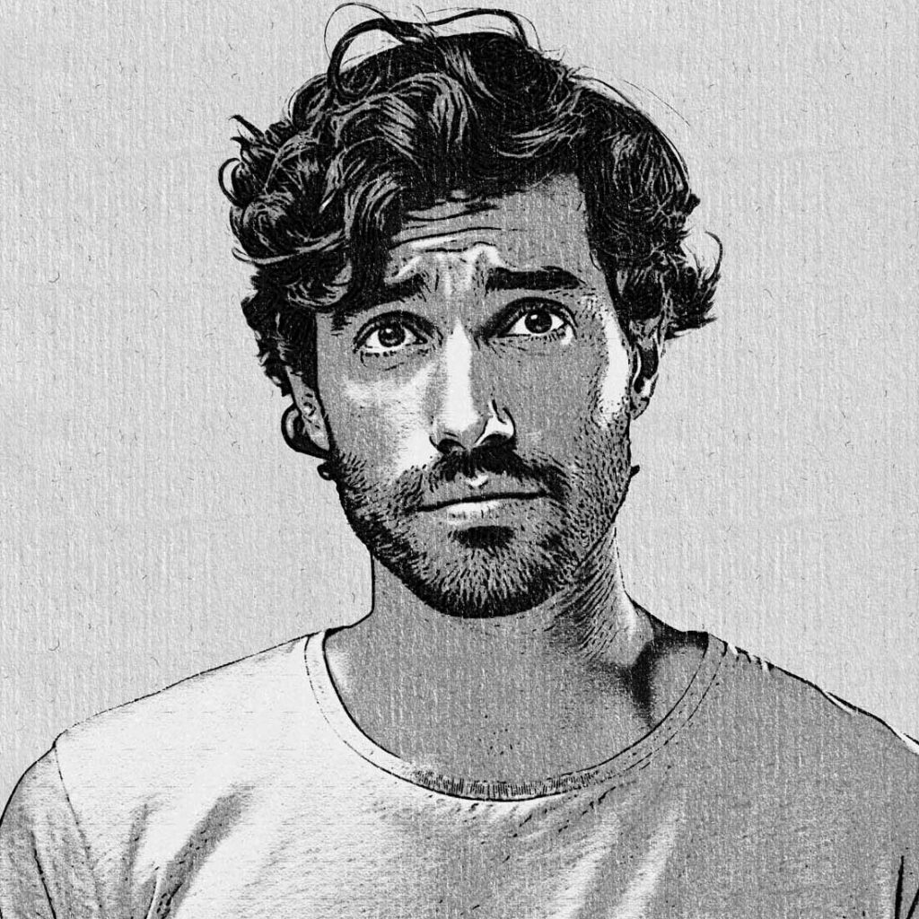 Realistic Ink Drawing Photo Effect - MasterBundles