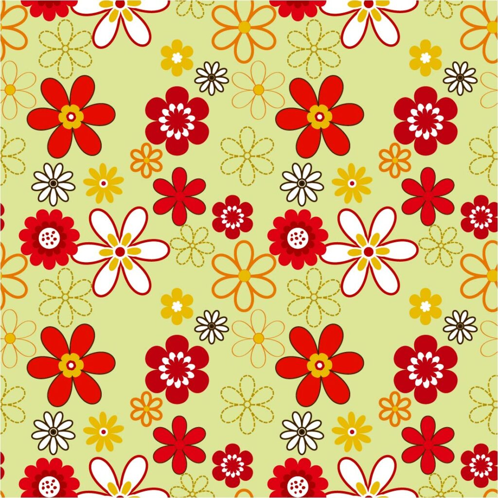 Elegant Seamless and Transparent Floral Pattern - MasterBundles