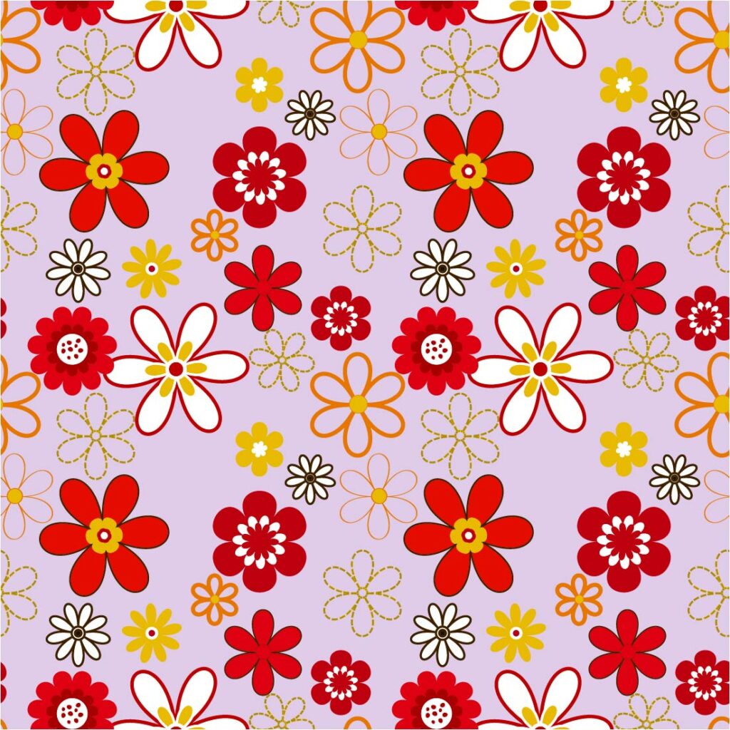 Elegant Seamless and Transparent Floral Pattern - MasterBundles