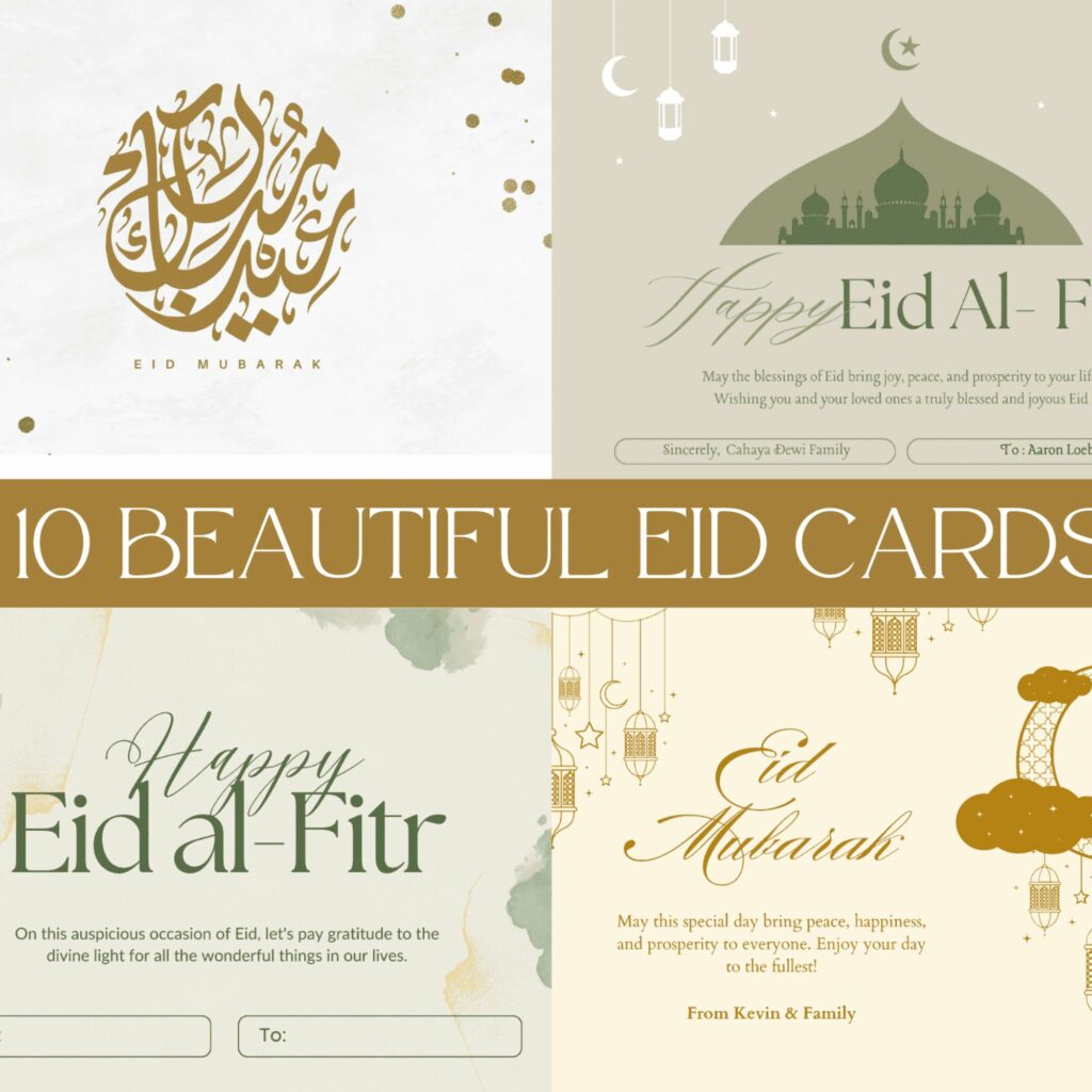 10 beautiful Eid cards