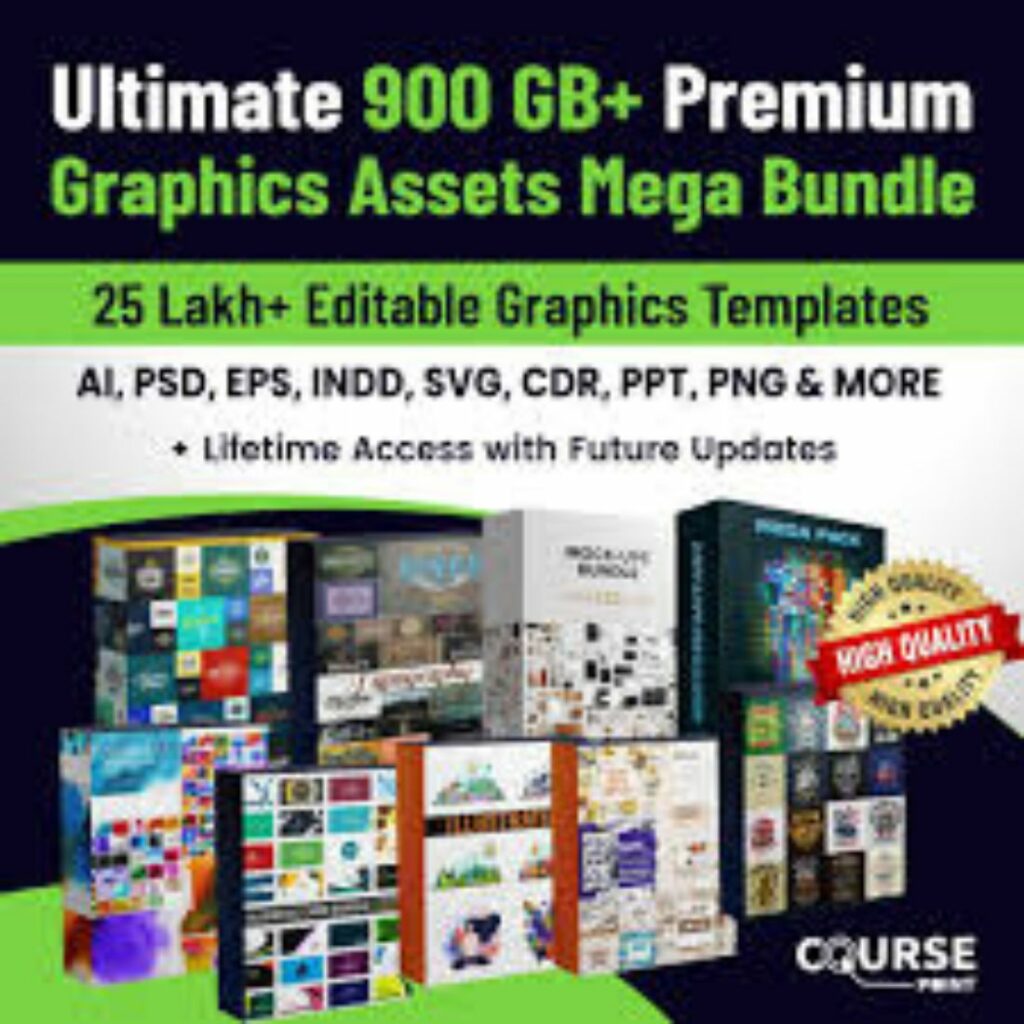 Ultimate 900GB+ Premium Graphics Assets (Templates) Mega Bundle – 25 ...
