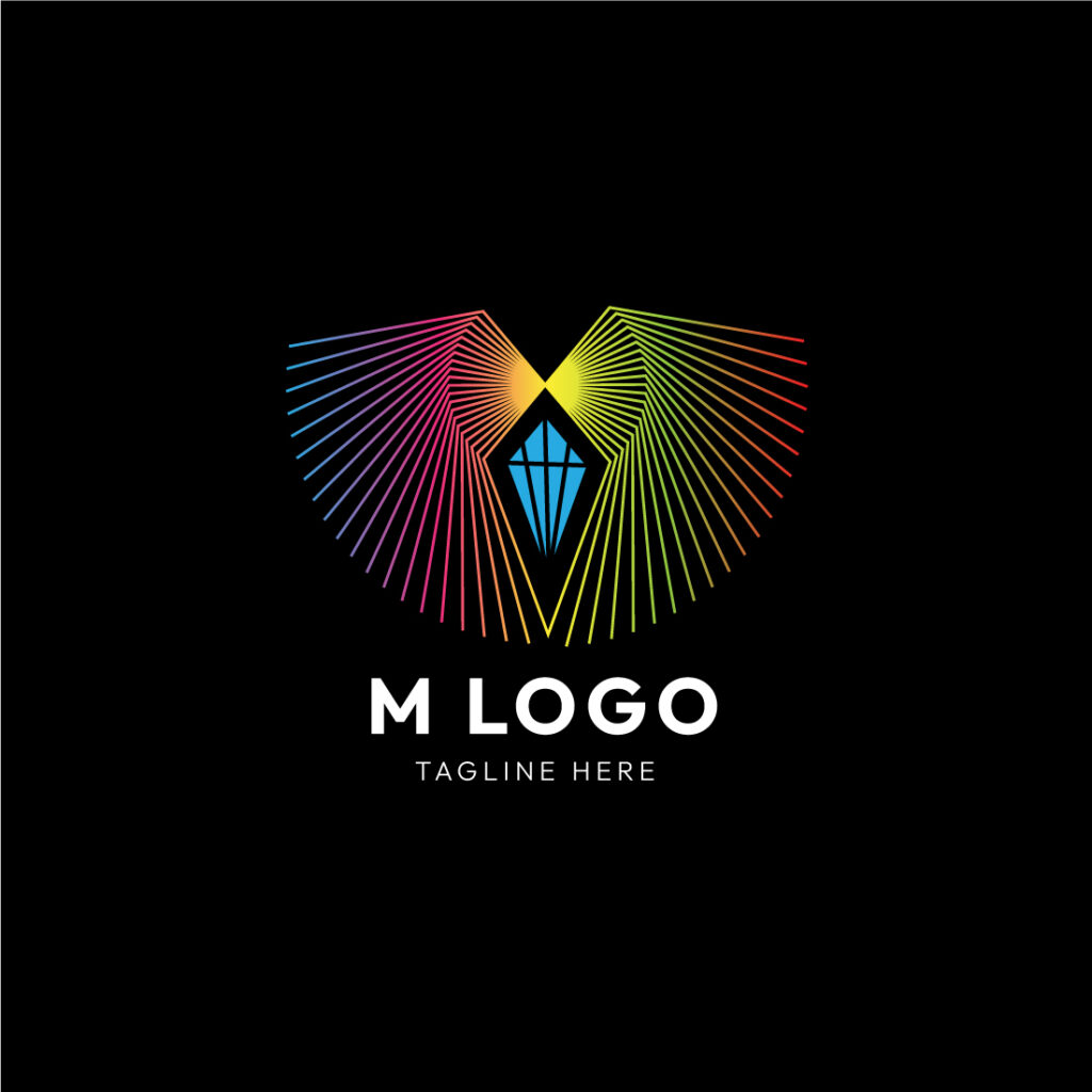 Elegant Line Art Diamond Logo Design Bundle: Sleek, Minimalist Logos ...