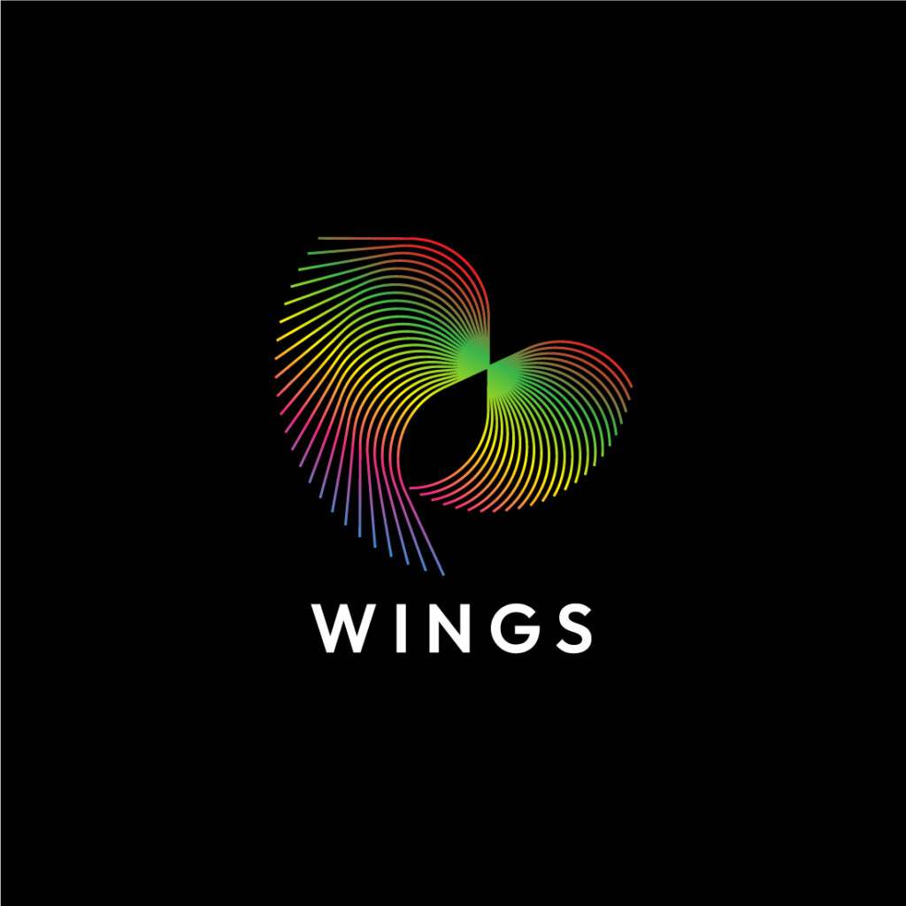 Dynamic Line Art Wings Flying and Travel Logo Design - MasterBundles