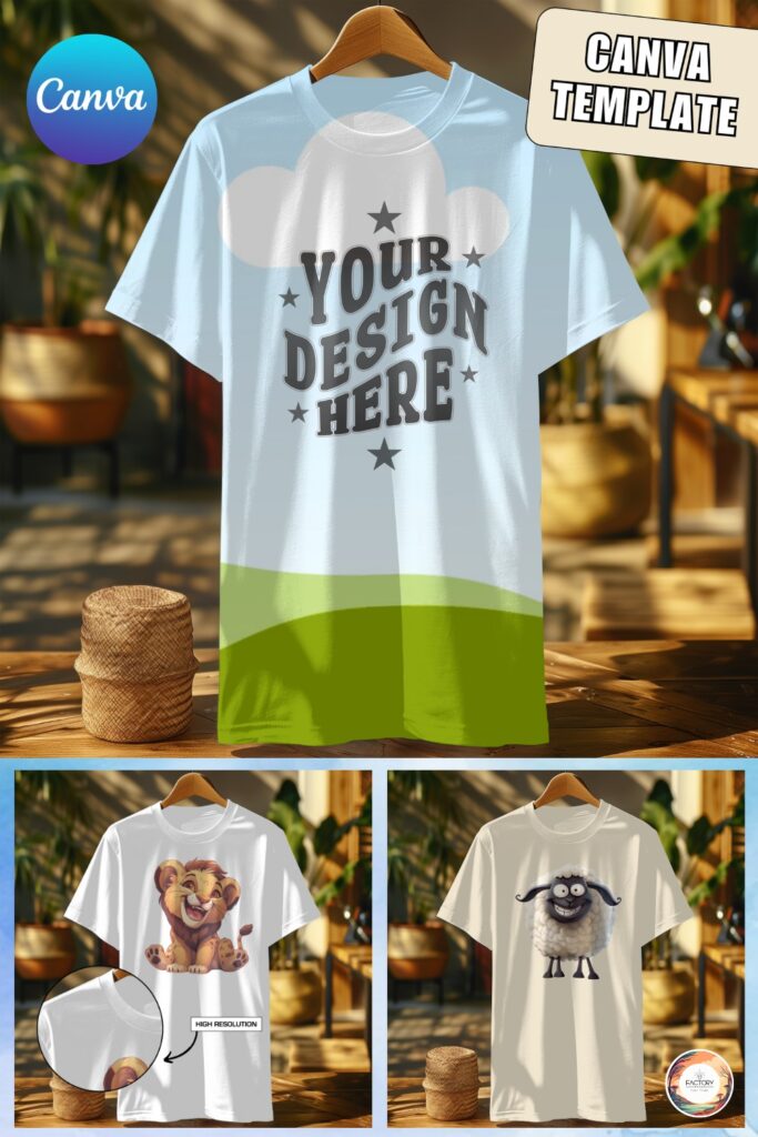 Canva Shirt Template Canva Bella Canvas 3001 Mockup + Tutorial ...