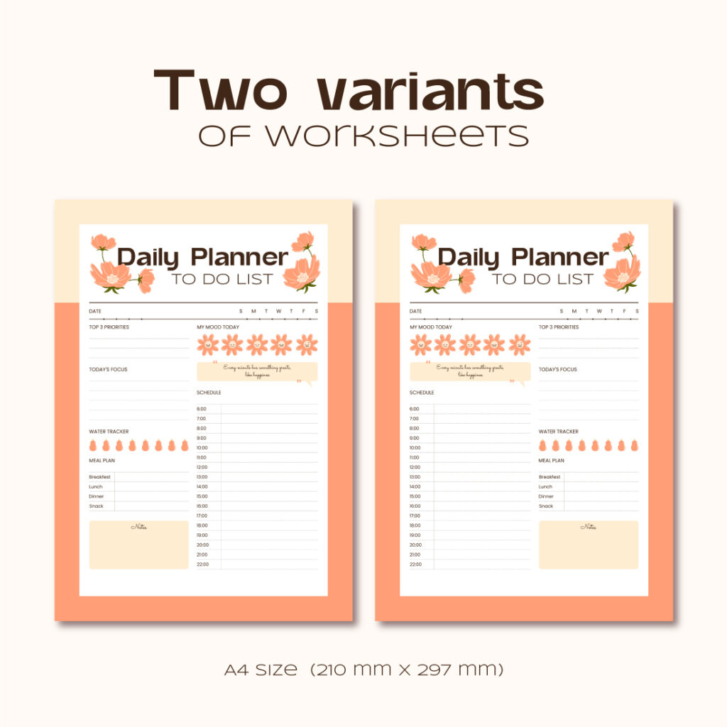 Personal Daily Planner, digital & printable - MasterBundles