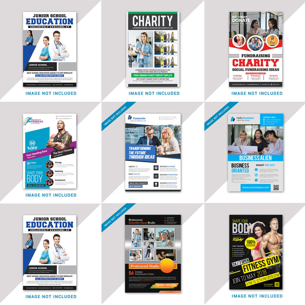 10 Corporate & Event Flyer Templates – Only $10 - MasterBundles