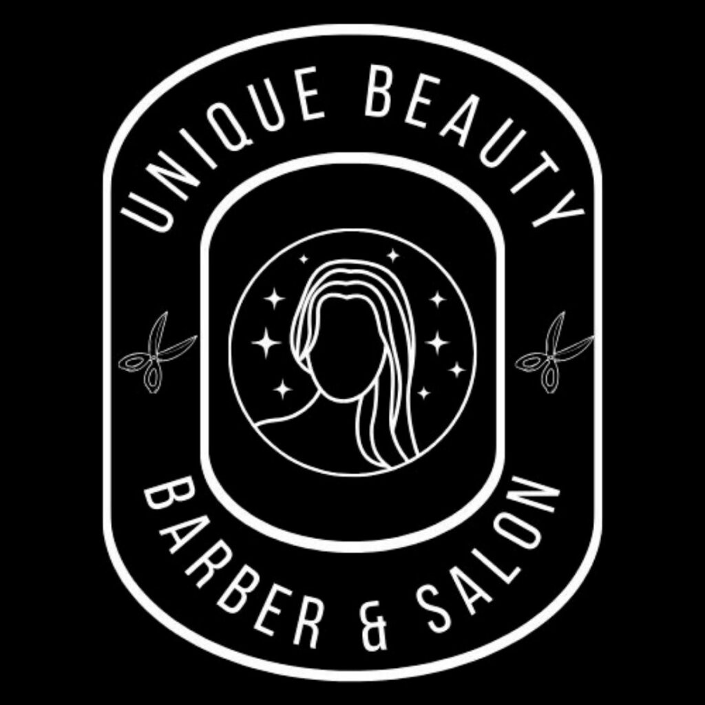 Unique Barber & Beauty Shop Logo Template - MasterBundles
