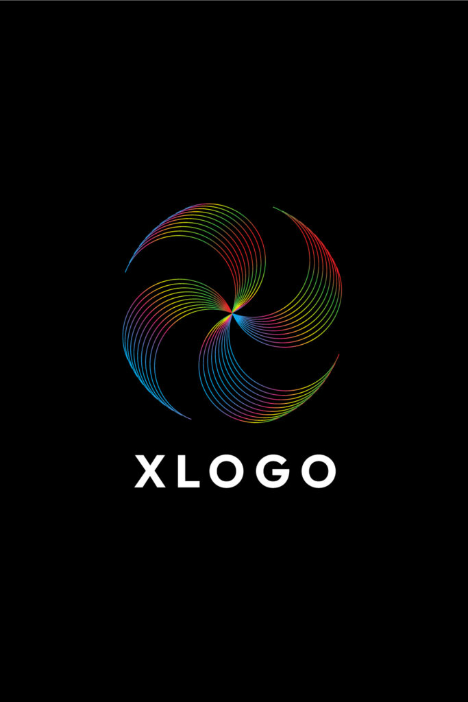 Elegant Line Art Letter X Circular Logo Design Bundle - MasterBundles