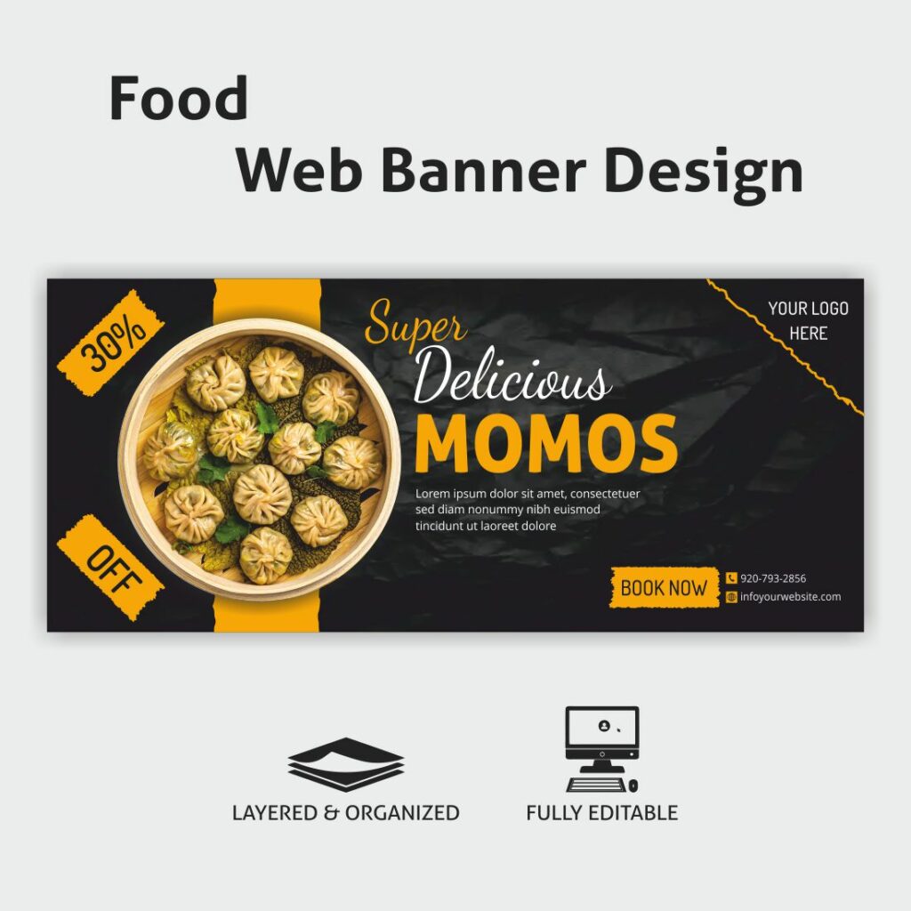 Food Web Banner Design - MasterBundles