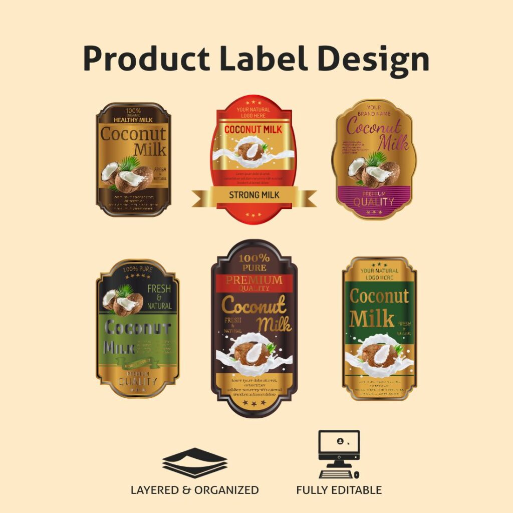 Product Label Design - MasterBundles