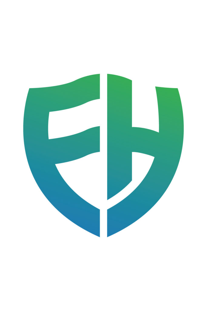 FH iconic logo design - MasterBundles