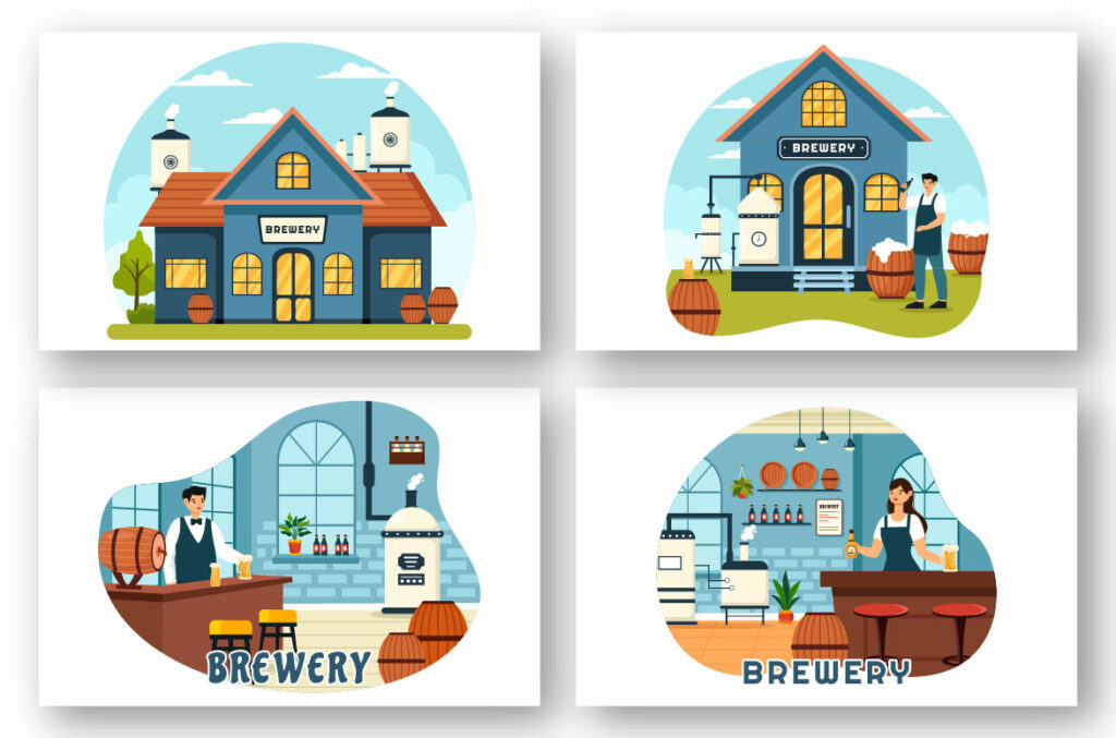 9 Beer Brewery Illustration - MasterBundles