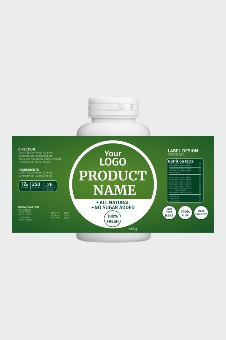 Product Label Design - MasterBundles
