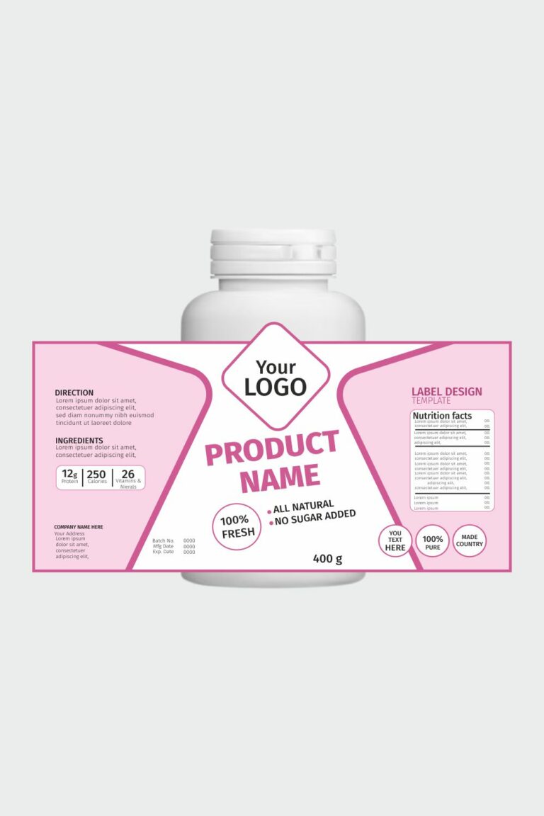 Product Label Design - MasterBundles