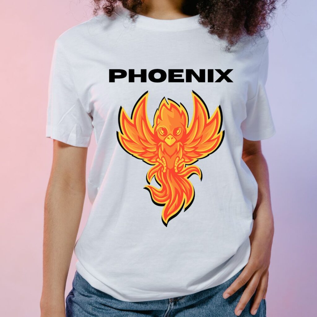 Phoenix Bird design - MasterBundles