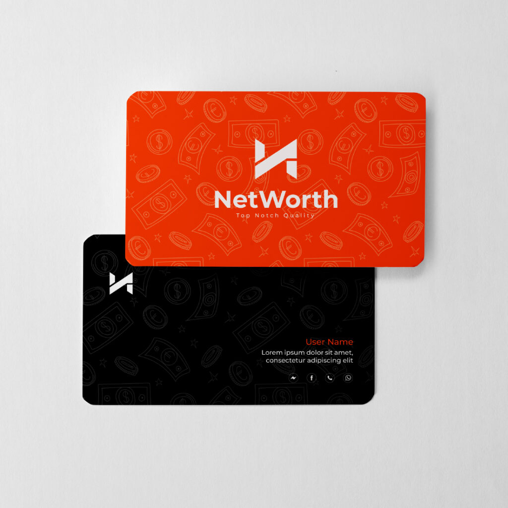 Networth logo Design template