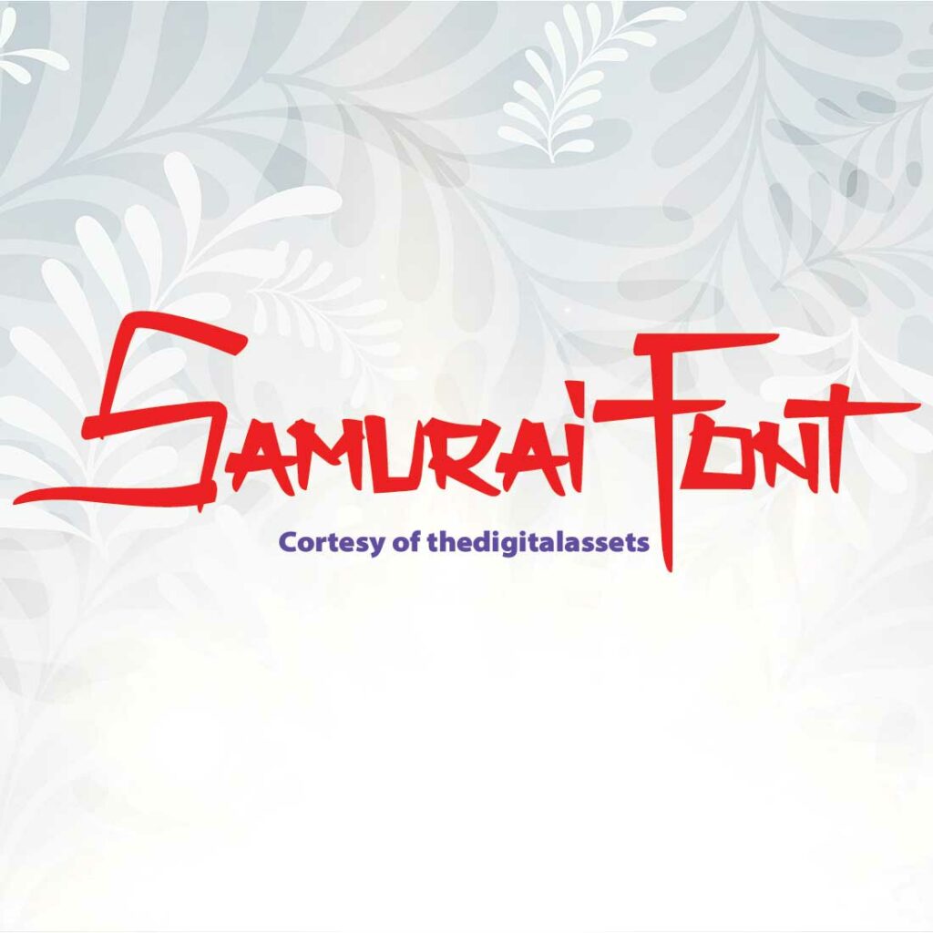 Samurai Fonts | Type Fonts | TTF - MasterBundles